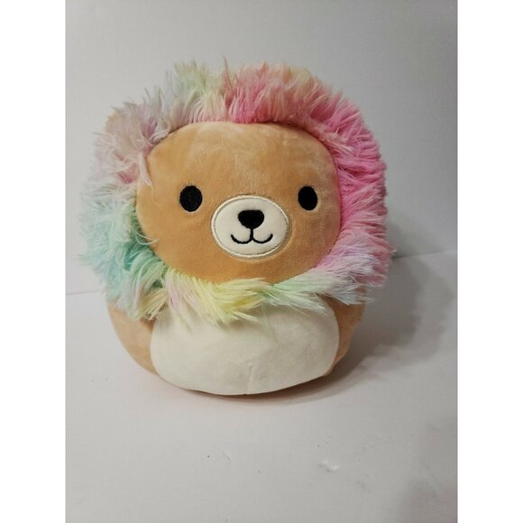 Kellytoy | Toys | Squishmallows 8 Leonard The Lion Rainbow Mane ...